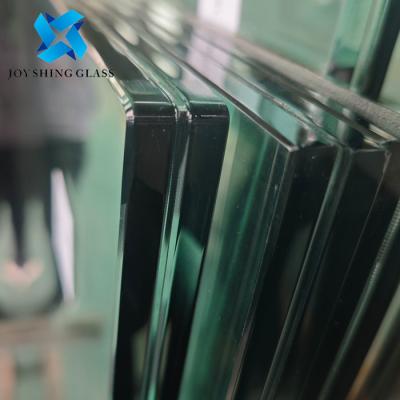 China Rectangular Tempered Laminated Glass 6.38mm PVB Film Safety Glass Custom Size for sale