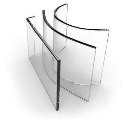 China Customized Tempered Safety Glass 3mm to 19mm Clear and Colored for Shower Cabinet Greenhouse for sale
