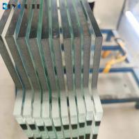 China Custom Size Curved Tempered Laminated Glass 3-19mm Thickness for Commercial Buildings for sale