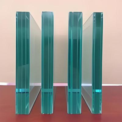 China 12.76mm 13.52mm 17.52mm Tempered Laminated Glass for Fence Railing Balustrade Partition for sale