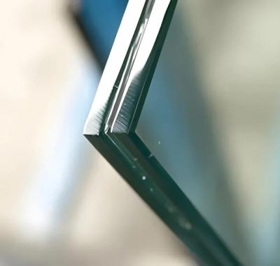 China 6.38mm 8.38mm Tinted Bronze Brown PVB Film Laminated Safety Glass for Building for sale