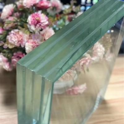China Toughened Laminated Safety Glass 5mm Custom Sizes for Commercial Buildings CE Certified for sale