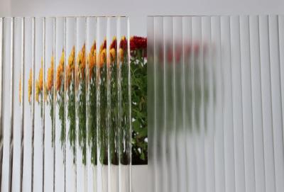 China Tempered Figured Glass Frosted Acid Etched Obscure Privacy Glass 4mm 5mm 6mm Custom Sizes for sale