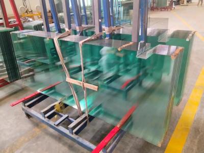 China 6.38 mm Custom Sized Clear Float Tempered Laminated Glass for Architectural Windows for sale