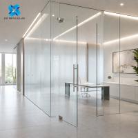 China Clear Tempered Safety Glass 4mm to 19mm Custom Sizes for Doors Windows Facades for sale