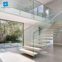 China Low Iron Tempered Glass Ultra Clear 4mm to 19mm Custom Size for Facades and Railings for sale