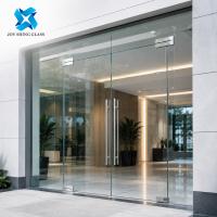 China Custom Tempered Glass for Doors 8mm 10mm 12mm Safety Toughened Glass for Commercial Residential Projects for sale