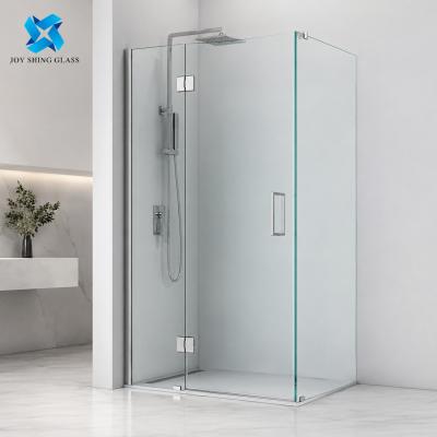 China Custom Tempered Shower Glass 8mm 10mm for Bathroom Enclosures Doors for sale