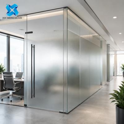 China Custom Tempered Glass for Office Partitions 6mm to 15mm Safety Glass for Commercial Interiors for sale