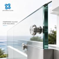China Custom Tempered Glass for Railings Balustrades Staircase Guardrails 10mm 12mm 15mm for sale