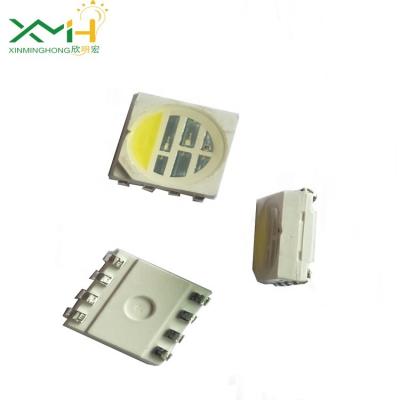 China 5mm Square Multi Color SMD LED 5050 520nm Surface Mounted Diode LED for sale
