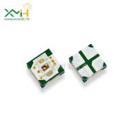 China Tricolor 620nm AlGaInP 1010 SMD LED Chip Wide View 3v LED Chip for sale