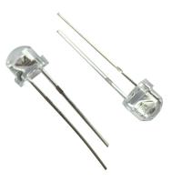 China Straw hat led diode 5mm yellow 0.06w through hole led for sale
