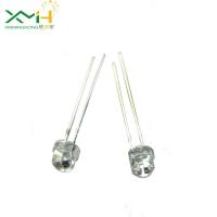 China Straw hat led diode 5mm yellow 0.06w through hole led for sale