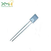China 90mw Rectangle 3.3v Matte Blue Dip LED 2*5*7mm LED Diode for sale