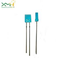 China 90mw Rectangle 3.3v Matte Blue Dip LED 2*5*7mm LED Diode for sale