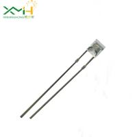 China 2*3*4mm square led diode white emitting red long pin High Brightness for sale