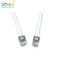 China rectangle led diode 5x5x7mm blue through hole led for sale