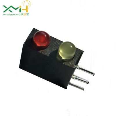 China Assembly 0.06w 620-630nm/590-595nm Red Yellow LED 2lm LED Diode With LED Holder for sale
