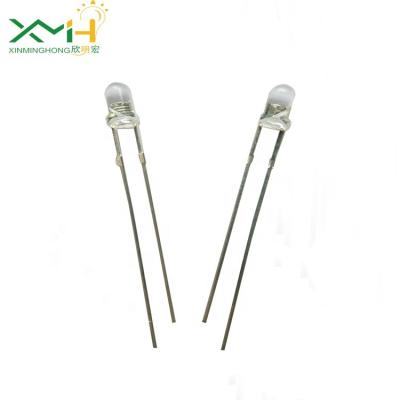 China 3.1v Pure Green 520-530nm InGaN LED Light Diode 3mm For Car LED Display for sale