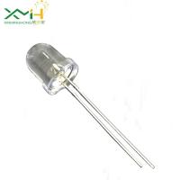 China Round Shape 525nm 40deg Through Hole LED Dip 5000mcd 8mm RGB LED for sale