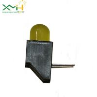 China Small Angle 15deg Round 60mcd Yellow LED Diode 5mm Dip LED With Holder for sale