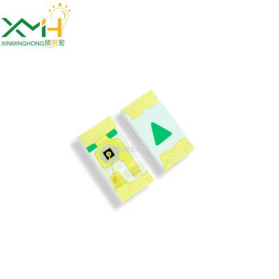 China 590nm 2.4v yellow Small appearance Smd led 0402 0.06w for sale