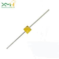 China Red DC2.5v Green 60mcd Axial LED long lifespan 50000h LED diode for sale
