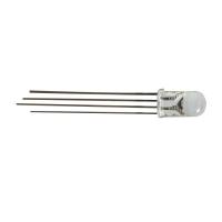 China Tri-Color RGB led diode low price 5mm Roung through hole 4pins Common Anode for sale