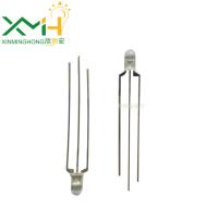 China 3mm round through hole led red and green bicolor 60deg led diodes for sale