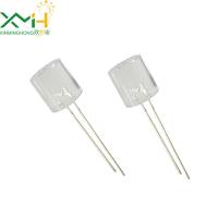 China Low Power 0.09W 30deg 530nm Through Hole Led Green 8mm 3.3v 2000mcd for sale