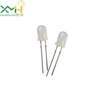China 3.4v 15000-18000K 30mA 5mm DIP LED Round Head Diffusion 3500-4000mcd White for sale