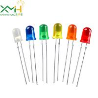 China Diameter 5mm Led Lamp Diode 0.06W Red 27mm Pins Length 1000 PCS Per Pack for sale
