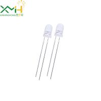 China 40000mcd 3.2V Green Lamp LED InGaN Chip 517-520nm 5.0x27.0mm Pin Water Clear Lens for sale