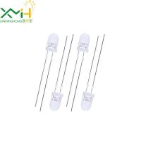 China 40000mcd 3.2V Green Lamp LED InGaN Chip 517-520nm 5.0x27.0mm Pin Water Clear Lens for sale