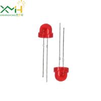 China Through Hole 4.8mm Straw Hat LED Red Diffuser Lamp Variety Of Colors And Lens Types for sale