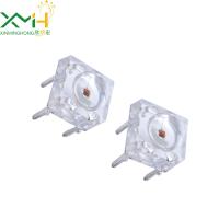 China Red Super Flux 5mm 4 Pin LED Light Emitting Diode 0.06W Piranha LED for sale