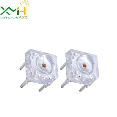 China Red Super Flux 5mm 4 Pin LED Light Emitting Diode 0.06W Piranha LED for sale