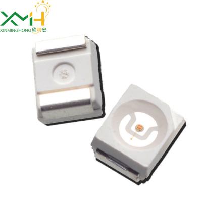 China Wide Angle 2.2V 600-610nm 3528 SMD LED , Orange 600-800mcd Surface Mounted Diode LED for sale