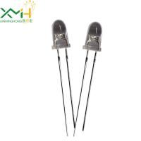 China 5mm Bullet LED Water Transparent Blue Light Through Hole LED for sale