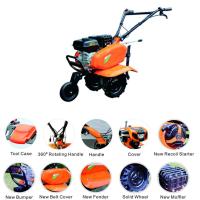 China GT750 Mini Power Belt Tiller 600 - 750mm Tilling Width Front Wheel for sale