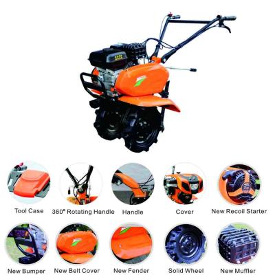 China GT900-H Mini Power Belt Tiller 600 - 950mm Tilling Width Recoil Start for sale