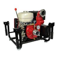 China 1.5 Inch High Pressure Fire Water Pump Gasoline 7m Suction 45m3 h for sale