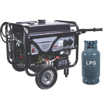 China 2.2KVA Dual Fuel Portable Electric Generator Set LPG Gas NG Gas Quiet 68db for sale