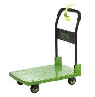 China One Hand Folding SILENT Foldable Cart Trolley 180kg Polypropylene Deck for sale