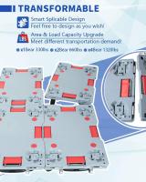 China Lightweight 150kg Turtle Fold Up Trolley Foldable Luggage Trolley CE ISO9001 for sale