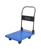China Reinforced 4 SILENT Wheel Foldable Cart Trolley 180KG Feet Folding for sale