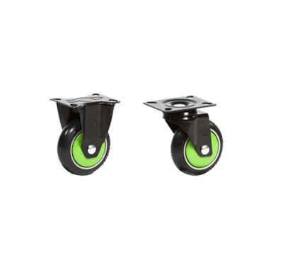 China 4 Inch Mute Heavy Duty Trolley Cart Wheel Harmless Rubber Material for sale