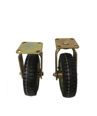 China Harmless Mute Inflatable 8 Inch Trolley Wheels High Wear Resistance for sale