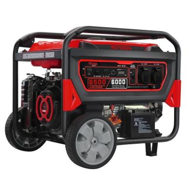 China Portable Manual and Electric Start Generator 6kw Gasoline 420cc for sale